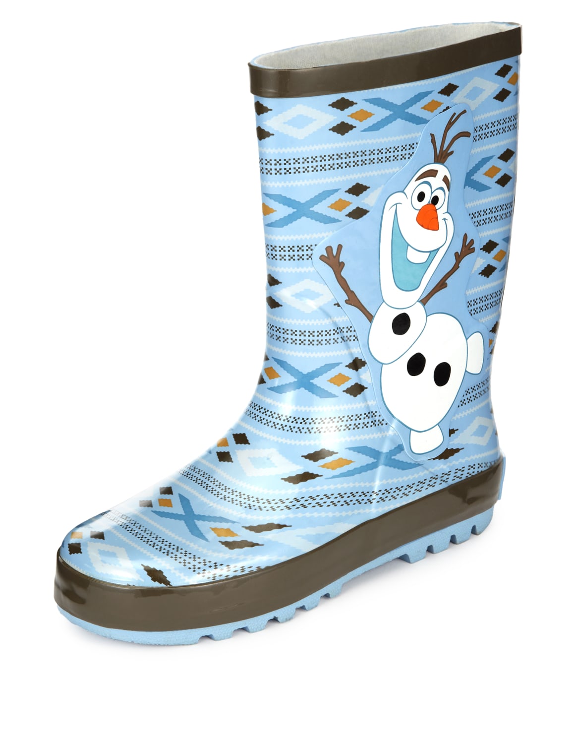 Disney Frozen Olaf Welly Boots (1-7 Years) White Mix | Myz